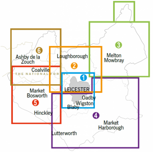Leicester and Leicestershire Cycle Maps
