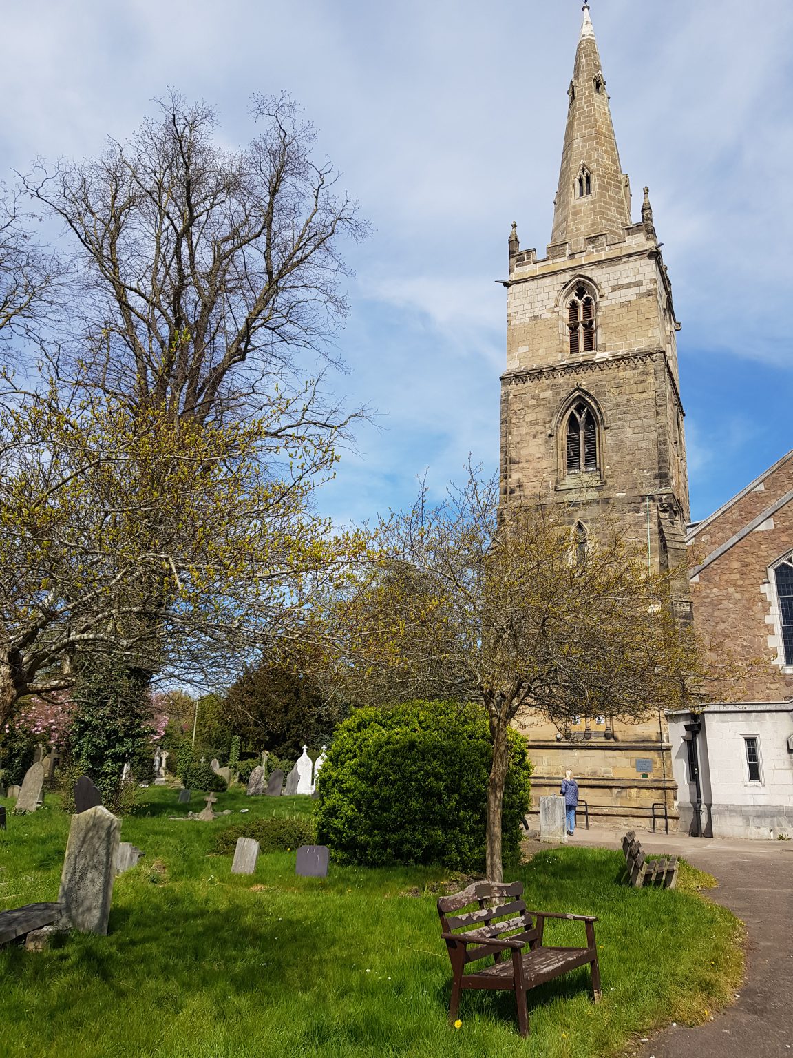Knighton Park to St Mary Magdalen Church and old Knighton