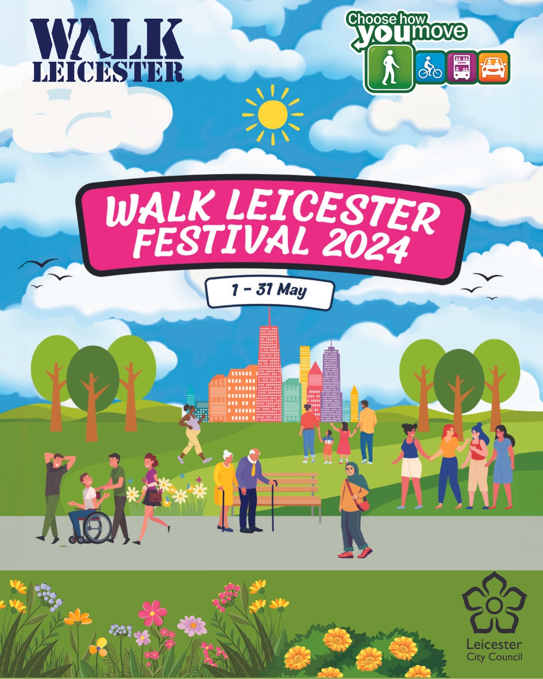 Walk Leicester Festival 2024 | Choose How You Move